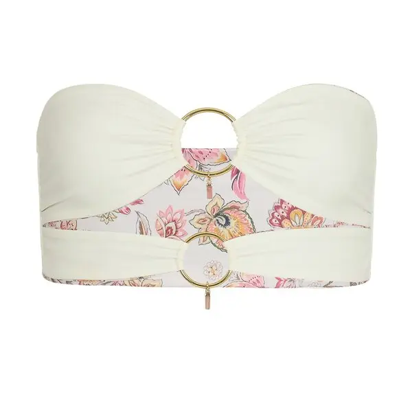 HAUS OF MCLEES Reversible Ayla Bikini Top - White