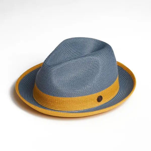 DASMARCA HATS Dasmarca Florence Slate Summer Two Tone Crushable Hat - Grey