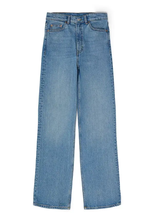 DR. DENIM Echo High Straight Bay Jay - Blue