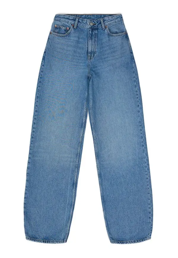 DR. DENIM Donna High Relaxed Stream Sky Used - Blue