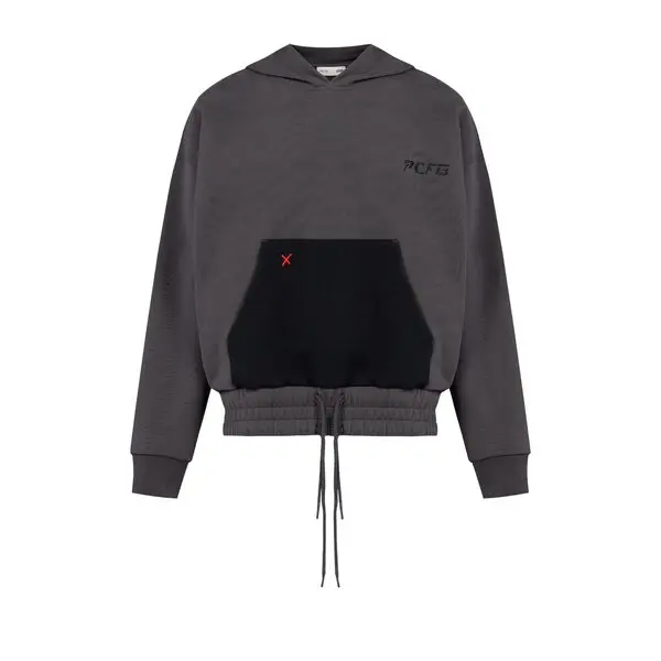 PCFG Your Itch Two Cord Hoody Asphalt - Grey