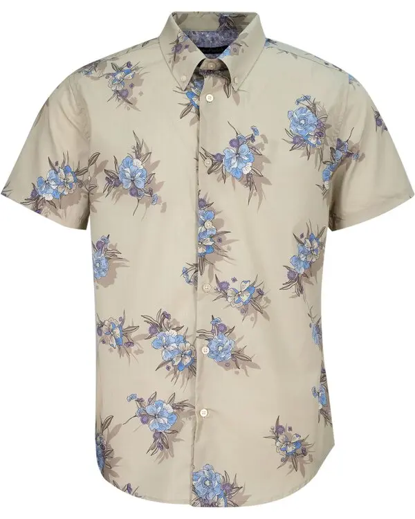 LORDS OF HARLECH Tim Oxford Harmony Shirt Pumice - Brown