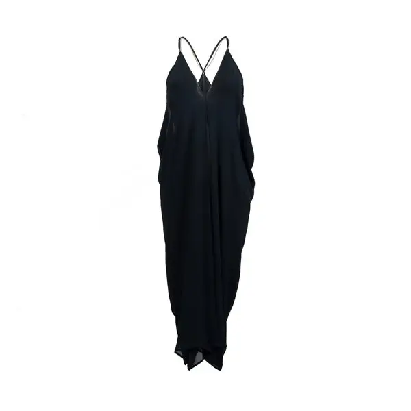 LAURA DAILI Noir Crystal Flow Dress - Black