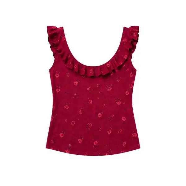 AVANI APPAREL Top Capucine Raspberry - Red