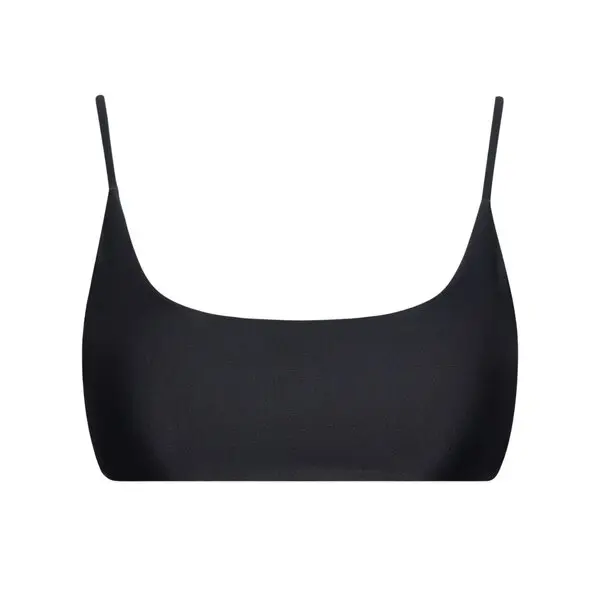 PLAYALUXE Malibu Bralette Bikini Top - Black