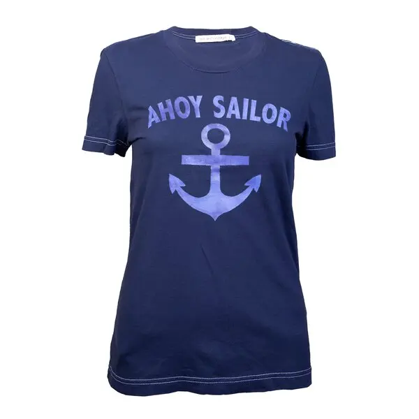 LOVE AND NOSTALGIA Margot Tee Ahoy Sailor Navy - Blue