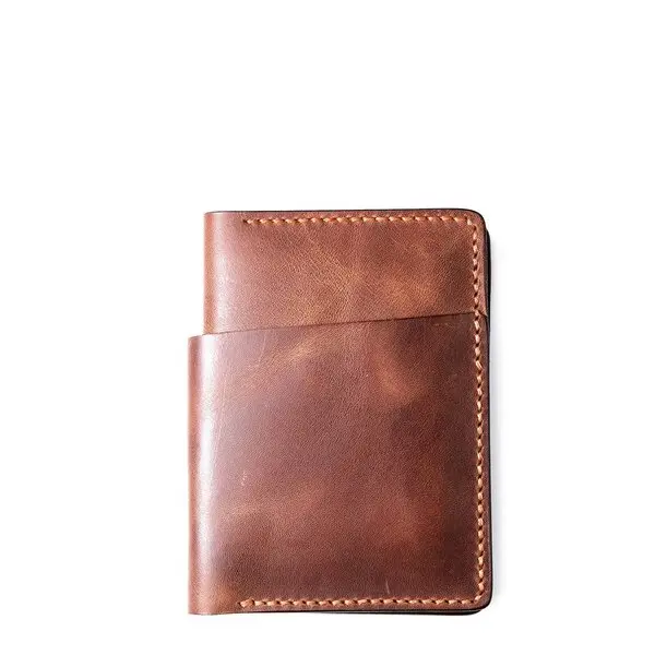 ROARCRAFT Vertical Wallet With Cash Pocket - Brown