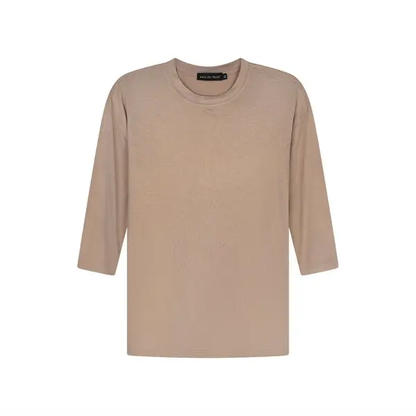 RAVE ON TREND Neutrals Everyday Tee Tan - Brown