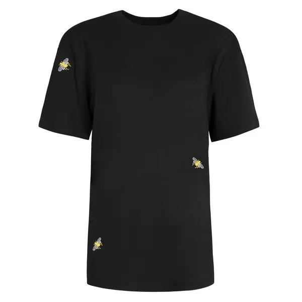 INGMARSON Bee Embroidered T-shirt - Black