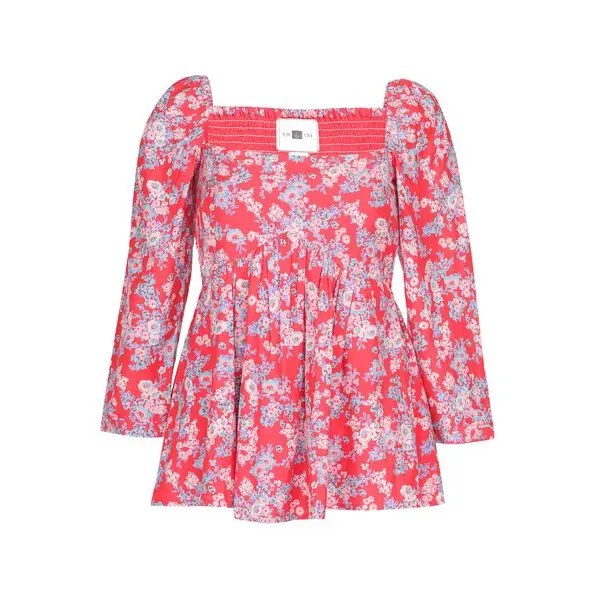 EM & SHI Colour Me Love Top - Red