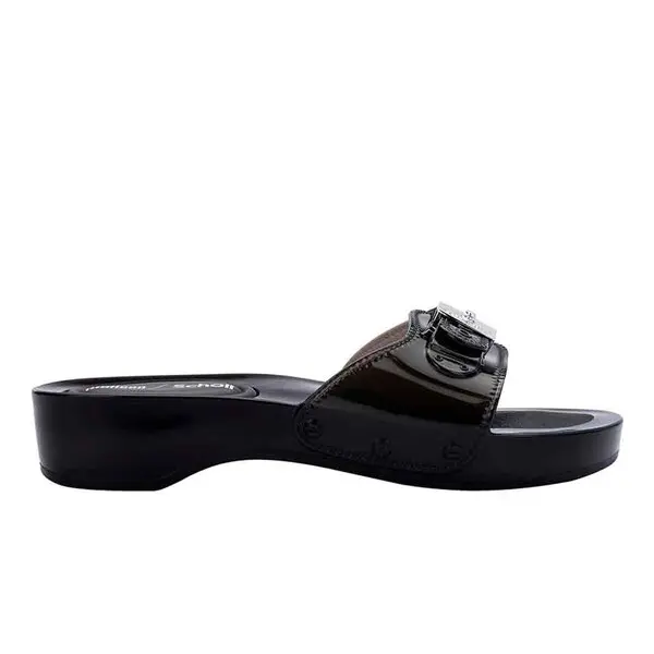 Melissa Pescura Heel X Scholl Clear - Black