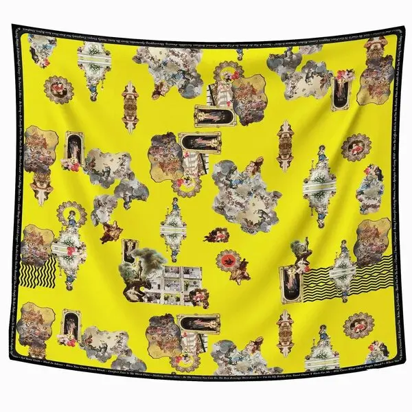 MAXJENNY Scarf Sicily - Yellow