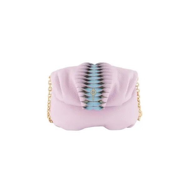 OTRERA Pastel Mini Leda Leather Cossbody - Pink