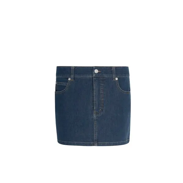 CIRCULAR PATH Micro Mini Skirt Midnight Tall - Blue