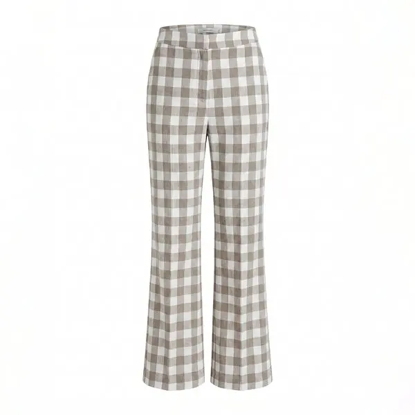 LILY AND LIONEL Oatley Check Trouser - Brown