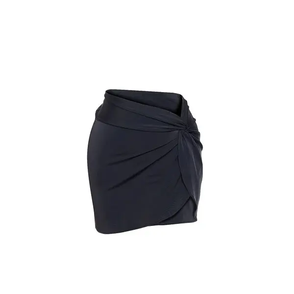 SELLIE Nero Knot Pareo Skirt - Black