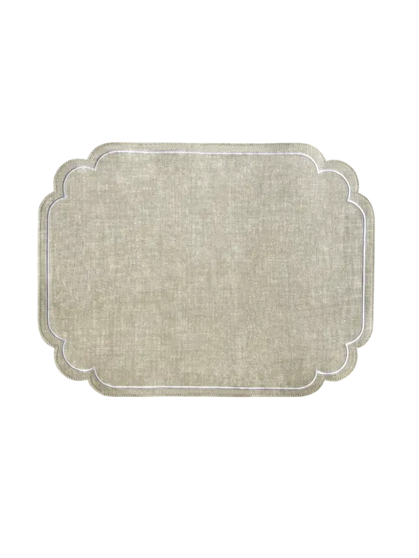 Twig New York Neutrals Lane Set Of Two Placemats Linen