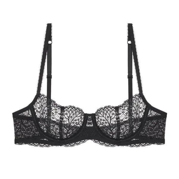 JOURNELLE Allegra Balconette Bra Noir - Black