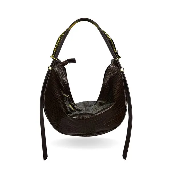 INDIGOLUSH Midi Hobo Gilded Lure Ebony - Brown
