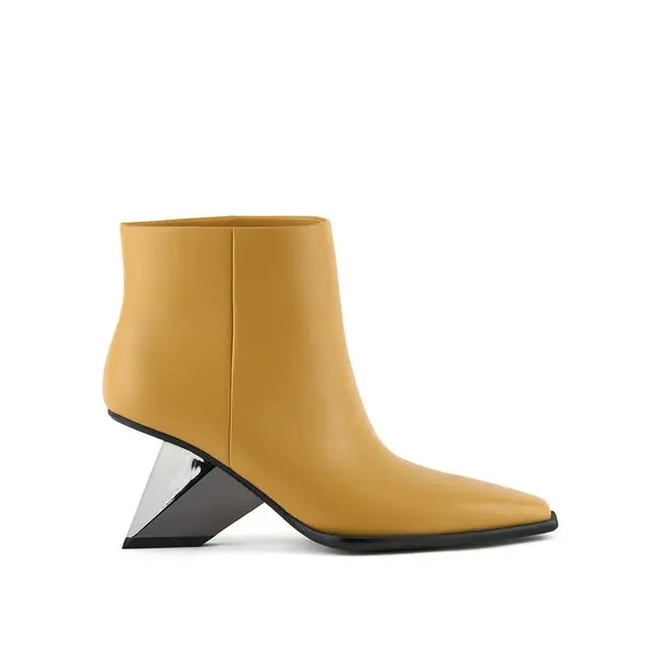 United Nude Rockit Pull On Bootie Oak Buff - Yellow