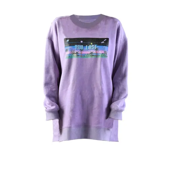 QUILLATTIRE Lilac Bamboo Sweatshirt - Purple
