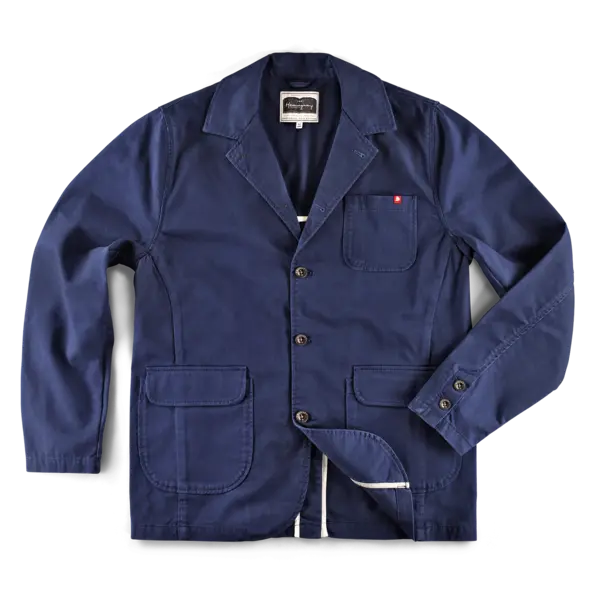 &SONS TRADING CO Hemingway Suit Jacket Midnight - Blue