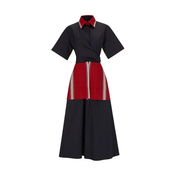 XCLAMATIONS UK Oriki Midi Dress - Black