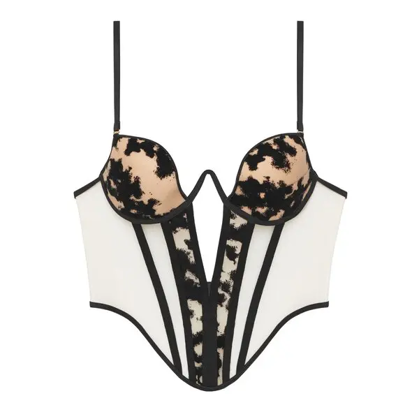 PERILLA Harlow One Corset Nude - Black