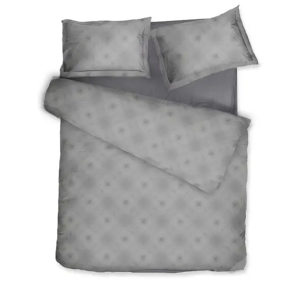 DECOFLUX HOME Sateen Bed Linen Set Mirage - Grey