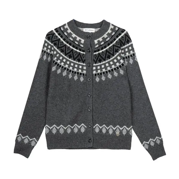 BEL CASHMERE Kaia Cardigan - Grey