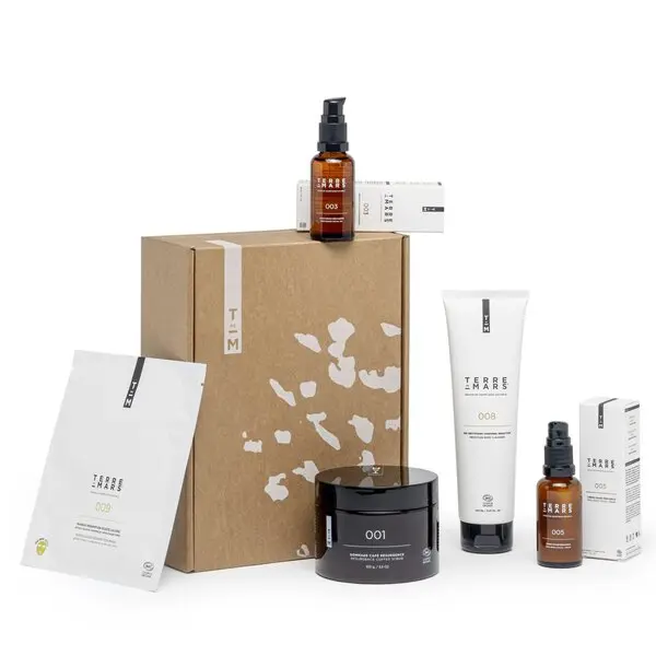 TERRE DE MARS Résilience Face Care Set - Brown/white