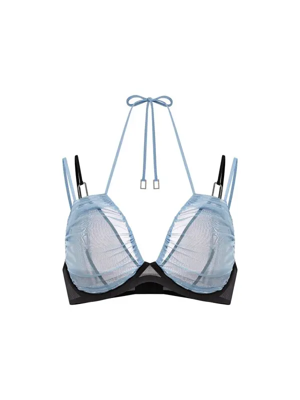 ZHILYOVA Solace Ash Bra - Blue