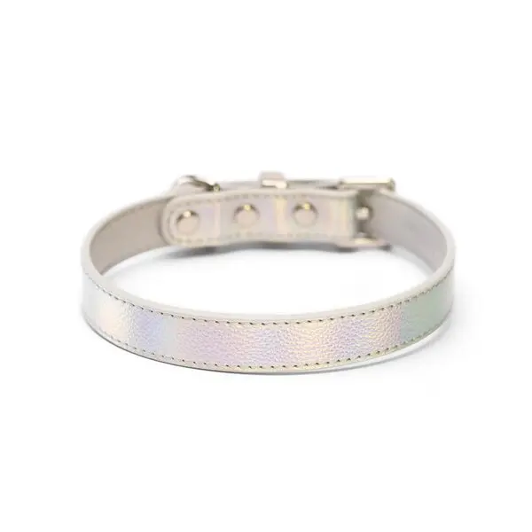 LOVEHOUND Classic Dog Collar Holo - Silver