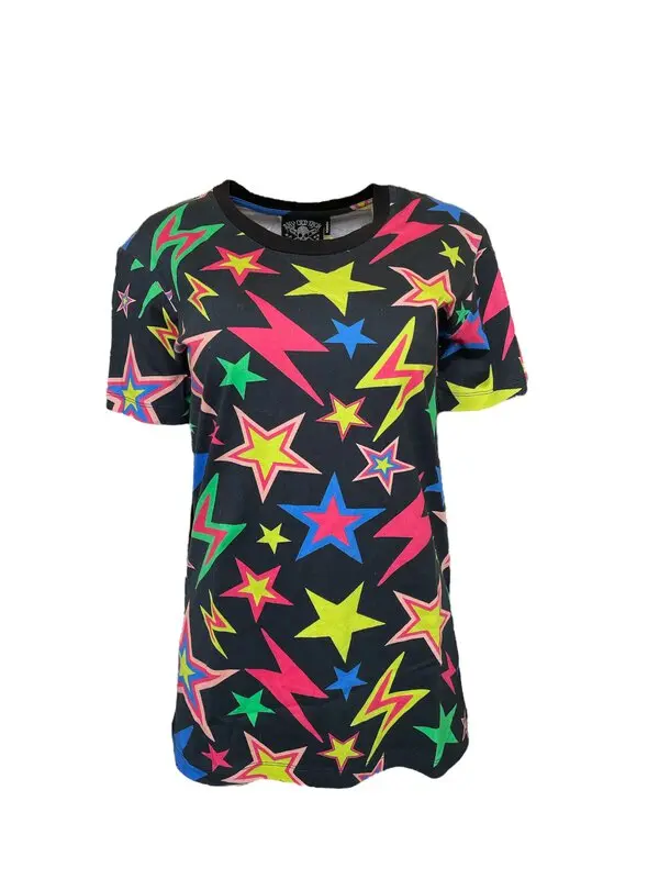 ANY OLD IRON Neon Shazam T-shirt - Black