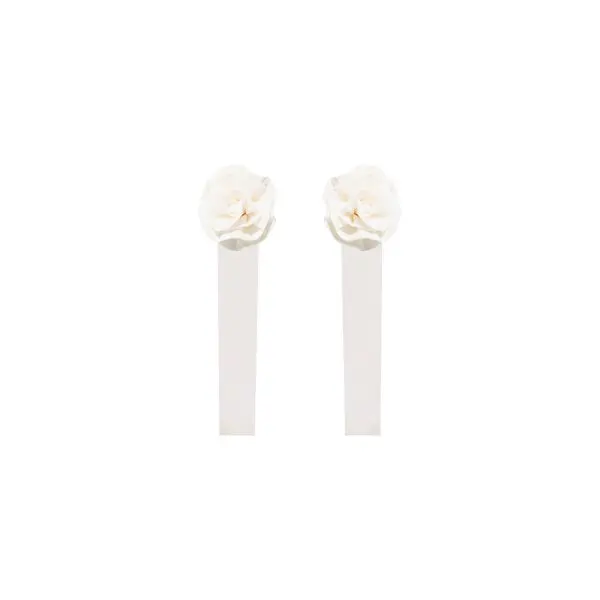 NUR KARAATA Windsor Gloves - White
