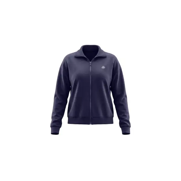 BE ATHLETICA Varsity Athletica Full-zip Sweatshirt Midnight