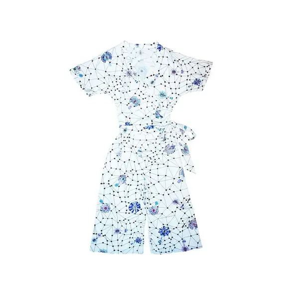 TRAMP IN DISGUISE Jin Jumpsuit In Print - White