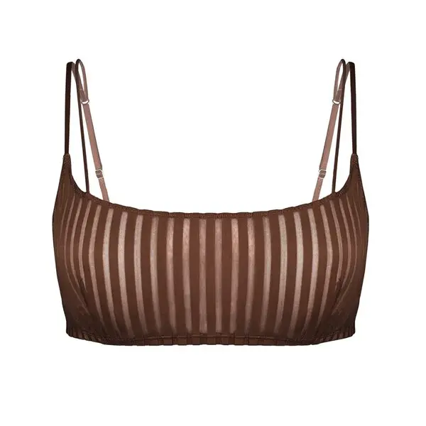MONIQUE MORIN LINGERIE Vertigo Bralette Cocoa - Brown
