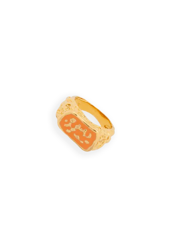 LAVANI JEWELS Magma Ring - Orange