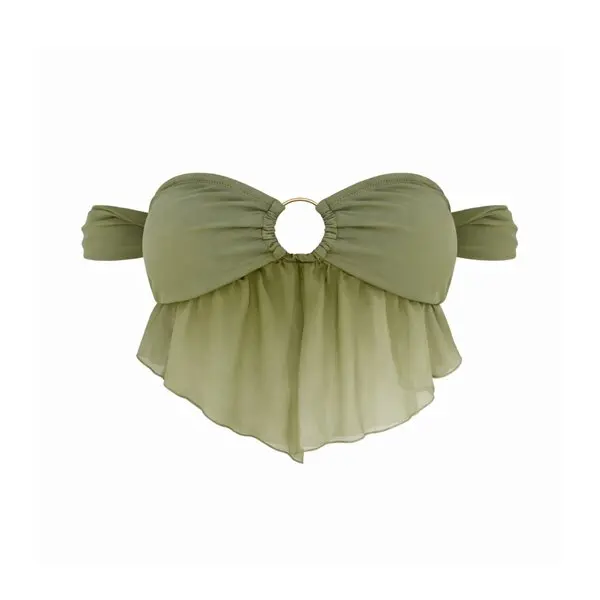 IVY SWIMWEAR Camilla In Sage Top - Green