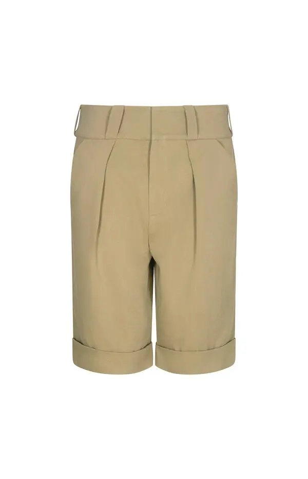 GUNDA HAFNER LTD Neutrals Shorts With Turn