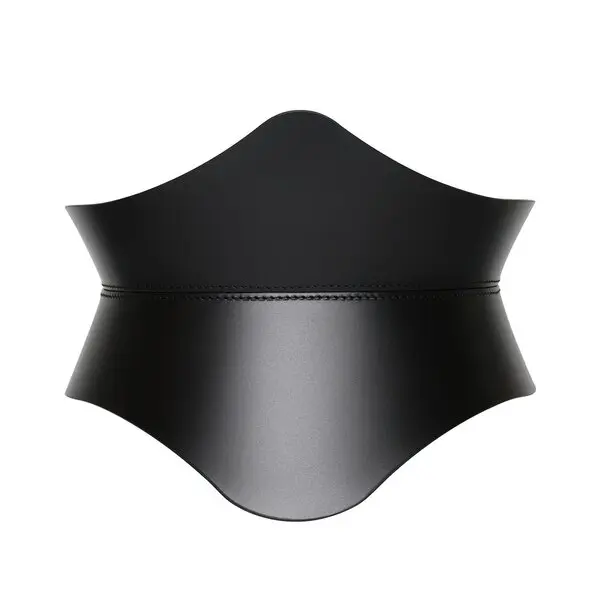 HAUTE CUIR Kairo Leather Corset Belt - Black