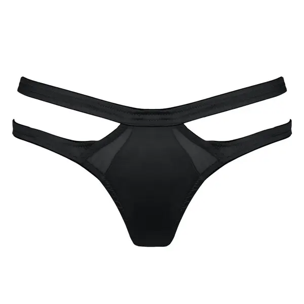 EMMA HARRIS Tamara Strappy Briefs - Black