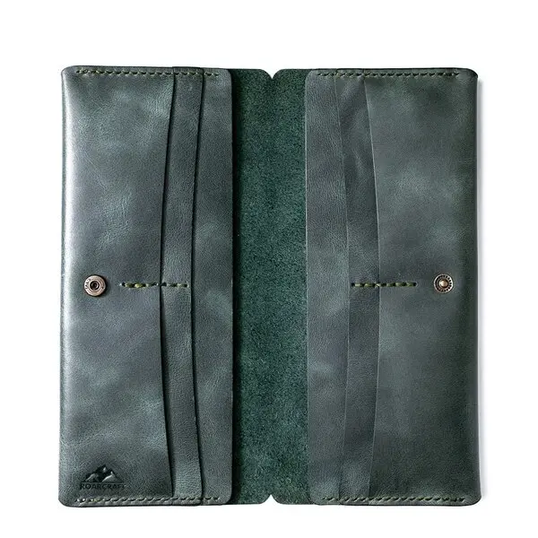 ROARCRAFT Double Phone Long Wallet - Green