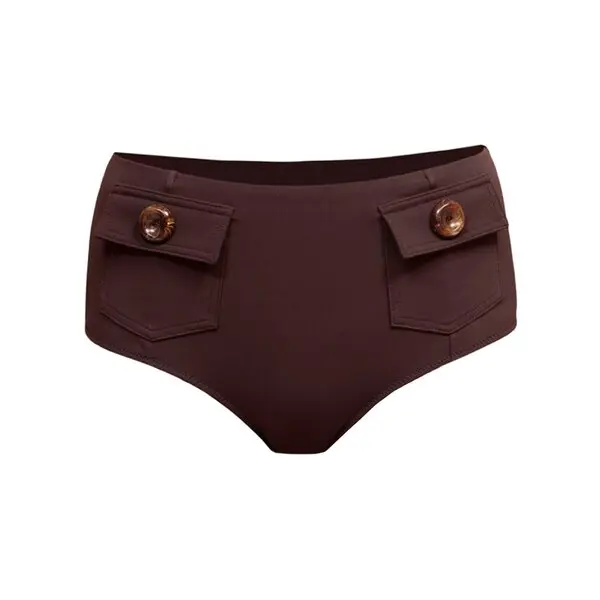 KIKKI-G SWIMWEAR Valentina Brief - Brown