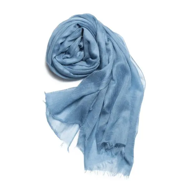 BEL CASHMERE Light Cashmere Foulard - Blue