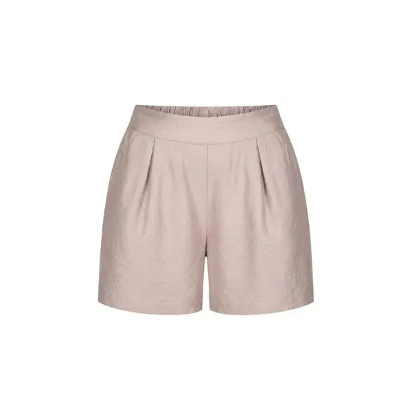 OH!ZUZA NIGHT&DAY Neutrals Echo Viscose Shorts Pockets Light - Beige