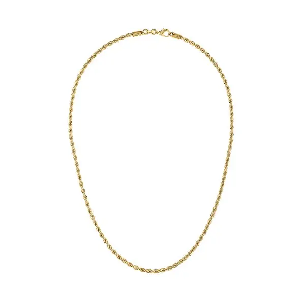 OLIVIA LE Grande Venice 18k Filled Rope Necklace - Gold