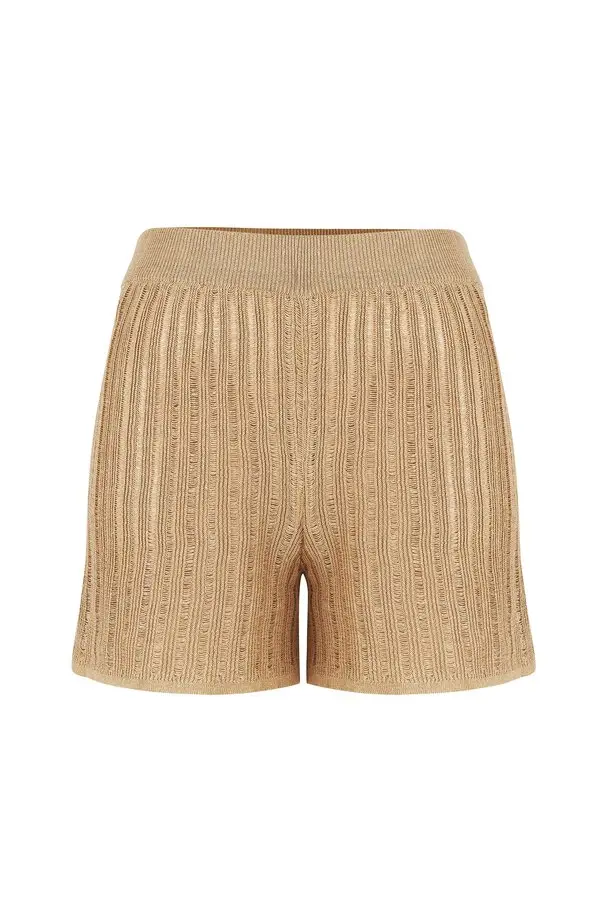 SALANIDA Sole 100% Linen Beach Shorts Sand