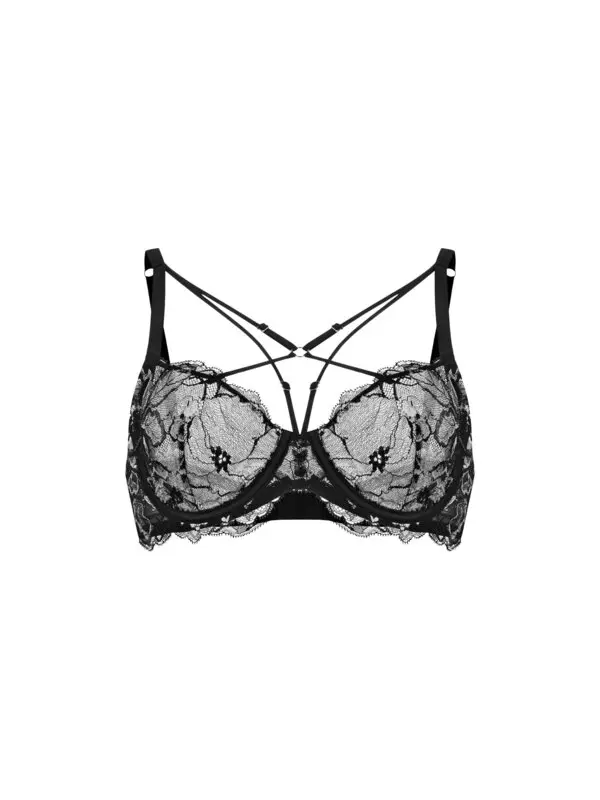 ZHILYOVA Aura Strappy Bra - Grey